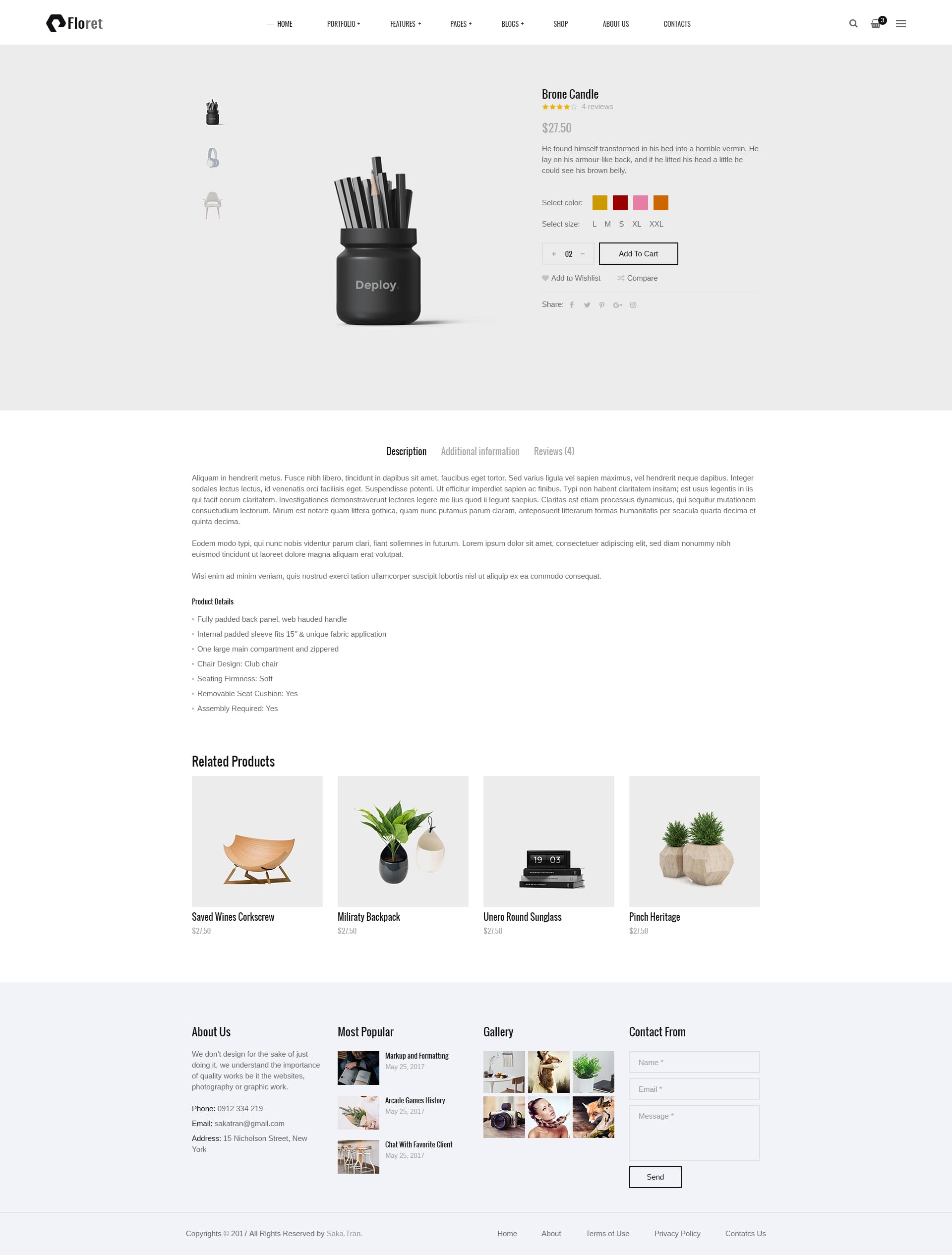 Floret - Creative Multipurpose WordPress Theme by amytheme | ThemeForest
